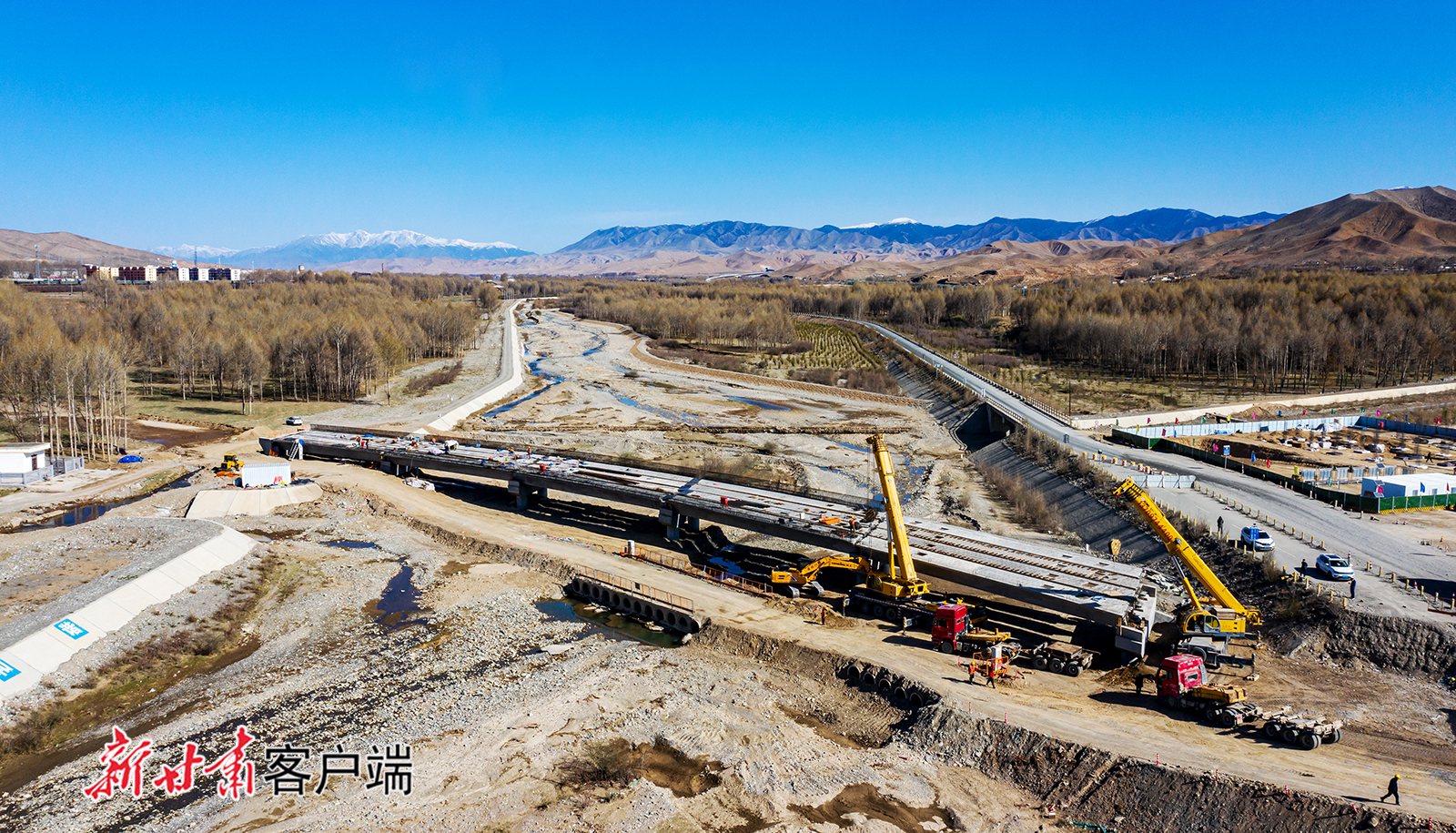 天祝县G312国道升级改造项目建设如火如荼